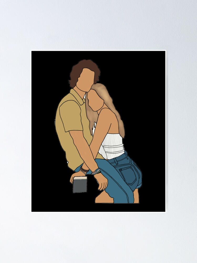 John B And Sarah Outer Banks Poster For Sale By Holycena Redbubble