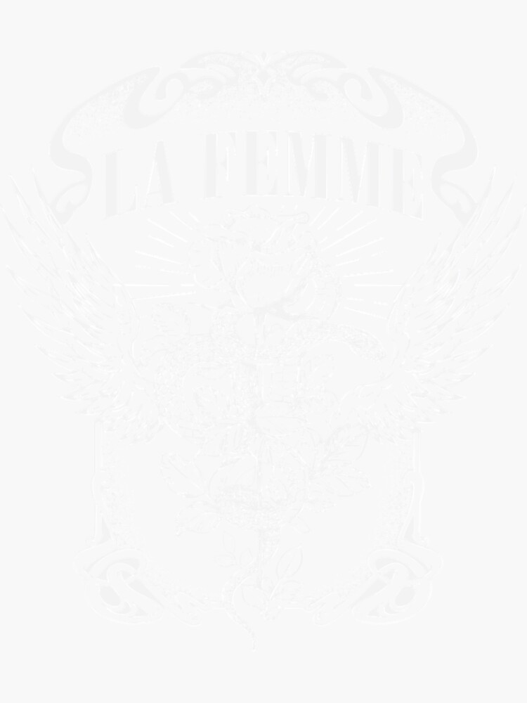 "LA FEMME" Sticker by velez132 | Redbubble