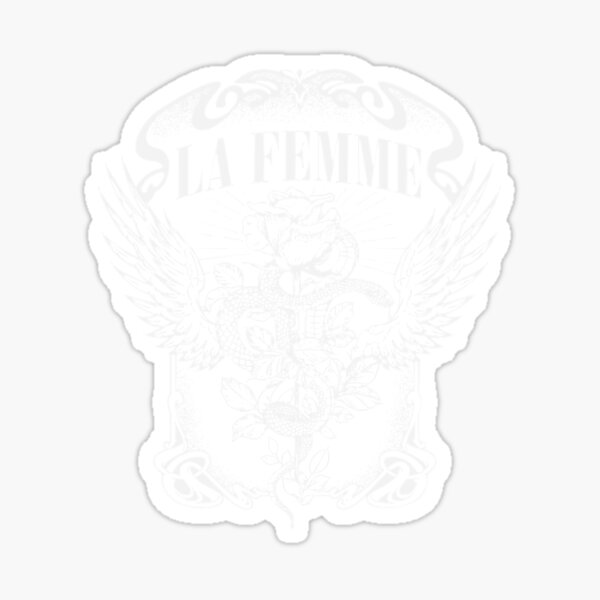 "LA FEMME" Sticker by velez132 | Redbubble