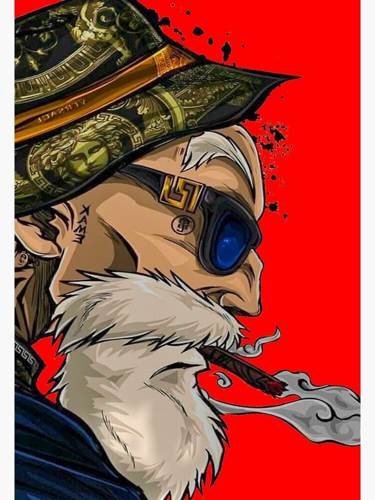"Master Roshi Drip" Sticker for Sale by JerryRitchie | Redbubble