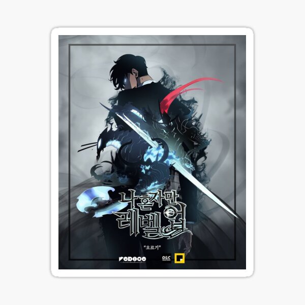 "SOLO LEVELING" Sticker by pillaheather | Redbubble