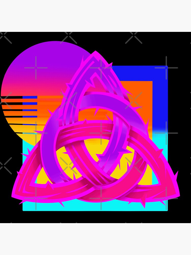 "Thorn r6 vaporwave logo" Clock for Sale by Squiddythings | Redbubble