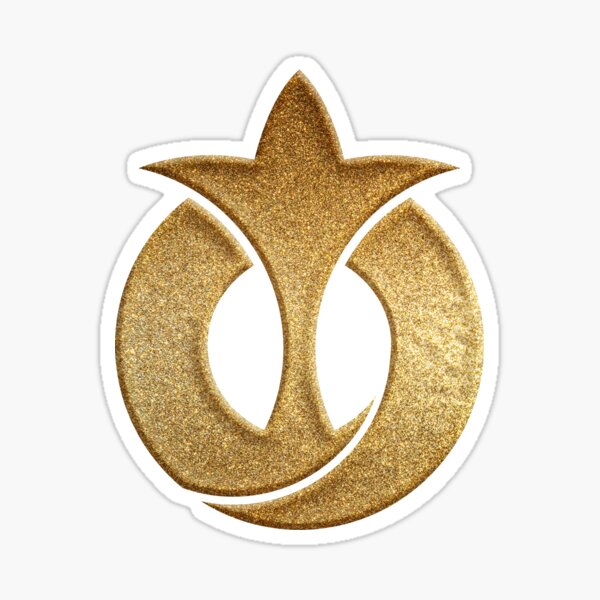 "Aichi Prefecture Symbol in Gold Faux" Sticker for Sale by Takeda-art ...
