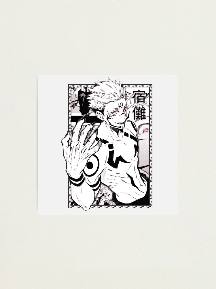 "Sukuna Manga Panel Artwork" Photographic Print for Sale by Fushie ...