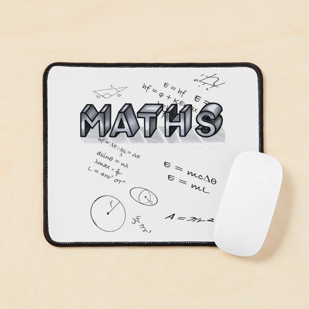 "Maths formulae with the word maths in 3d" Sticker for Sale by ...