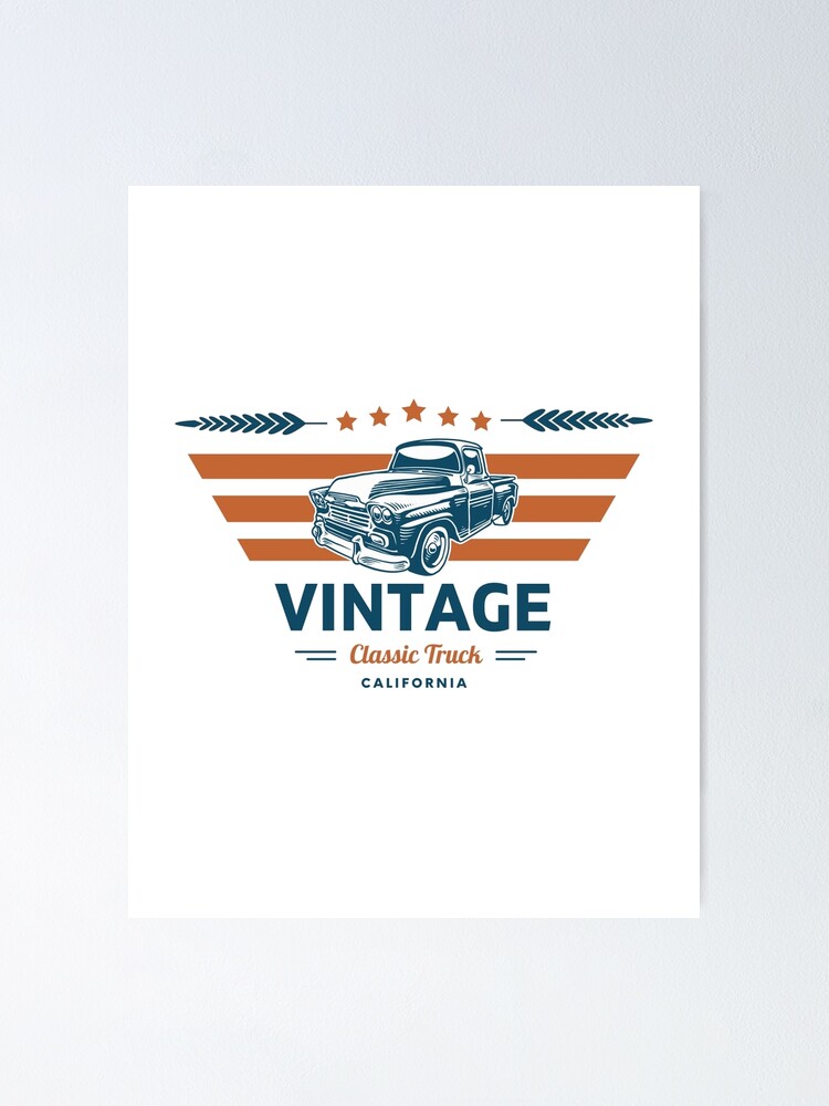 "vintage illustration classic car community" Poster for Sale by try-on ...