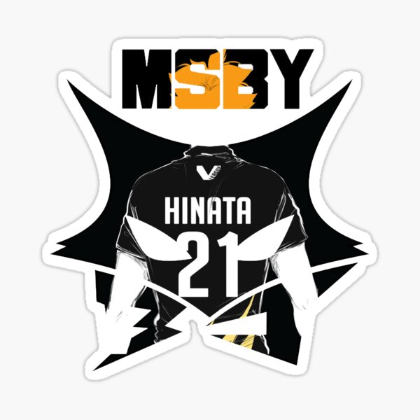 "HAIKYUU HINATA SHOYO MSBY BLACK JACKALS #21" Sticker by EN-YJW | Redbubble