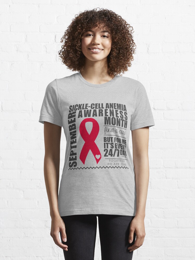 "Sickle Cell Awareness Month" T-shirt by purrfectpixx | Redbubble ...