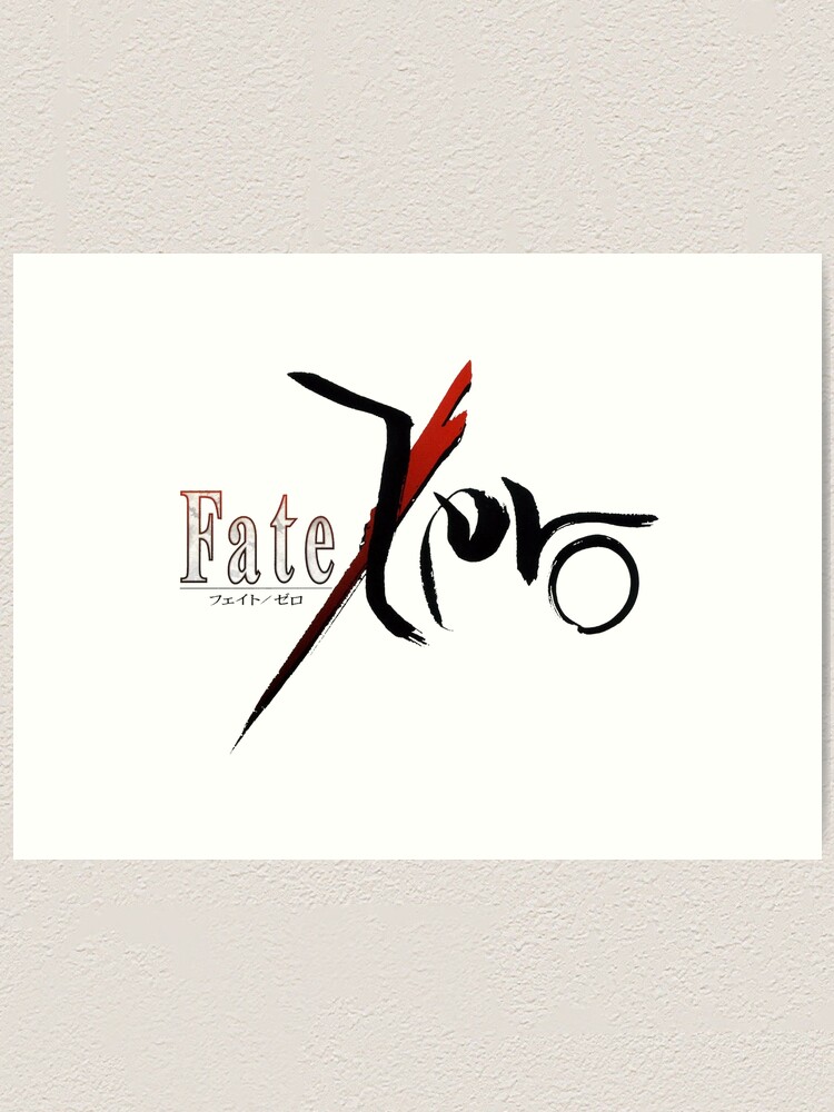"Fate/Zero Logo" Art Print for Sale by sylnae | Redbubble