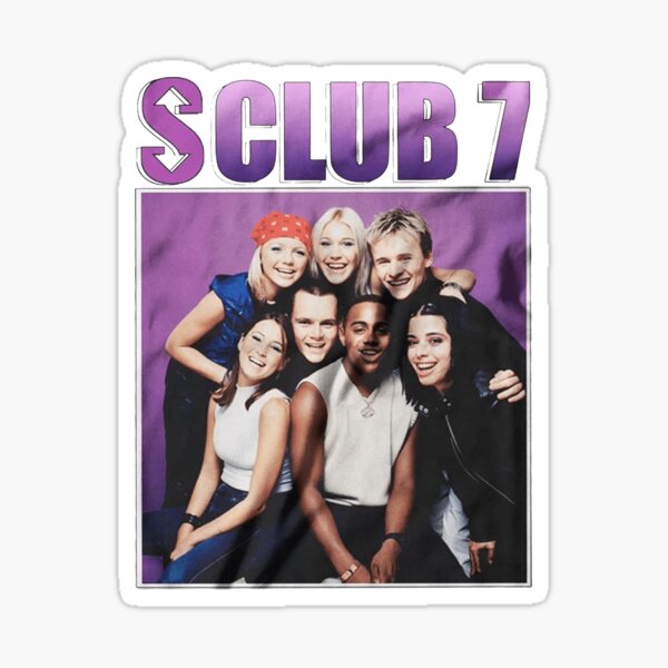 "s club 7 seven" Sticker by shopG-G | Redbubble