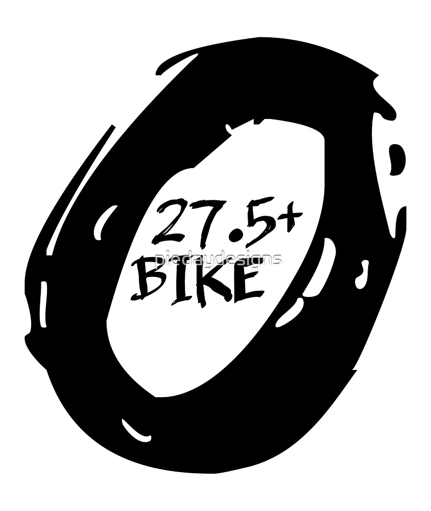 "27.5 plus bike wheel" by piedaydesigns | Redbubble