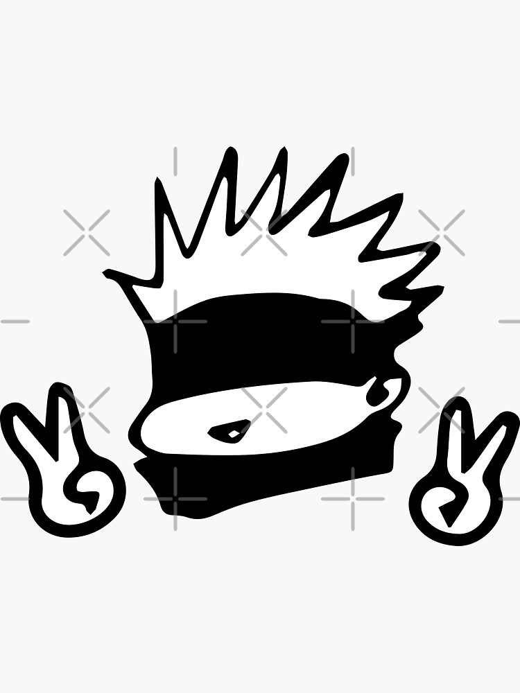 "Jujutsu Kaisen Satoru Gojo Manga Icon" Sticker for Sale by MangaGuy7 ...
