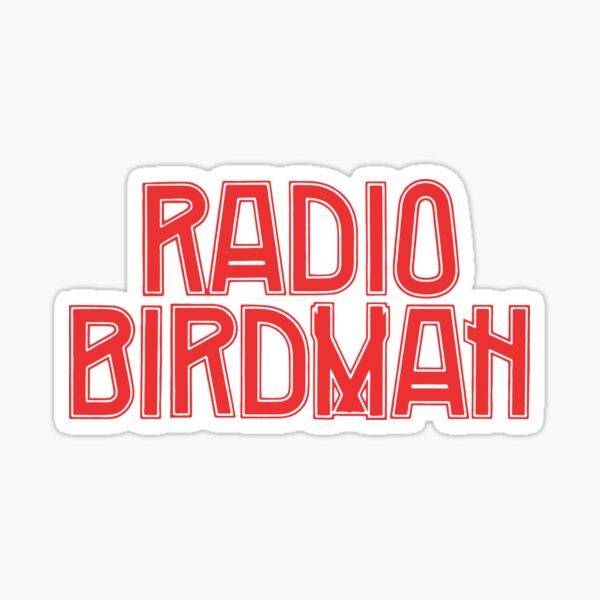 "RADIO BIRDMAN" Sticker by TeresaFay | Redbubble