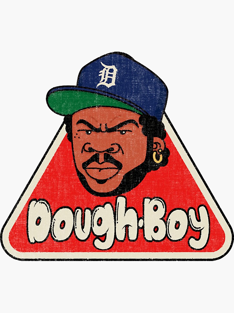 "DoughBoy distressed texture" Sticker by ReadiM98 | Redbubble