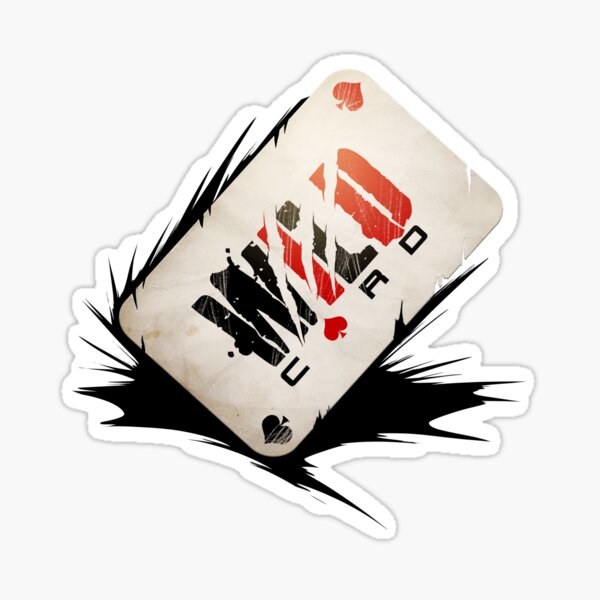 "Wild card" Sticker for Sale by reanimation1801 | Redbubble