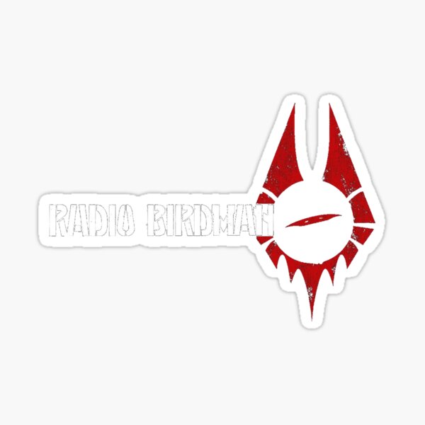 "RADIO BIRDMAN" Sticker by TeresaFay | Redbubble