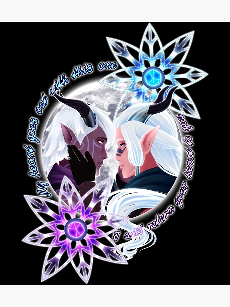 "Runaan And Ethari Sticker" Poster for Sale by karterkady | Redbubble