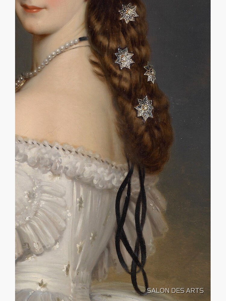 "Sisi Hairstyle - Painting Detail" Sticker by PsycheSansAmour | Redbubble