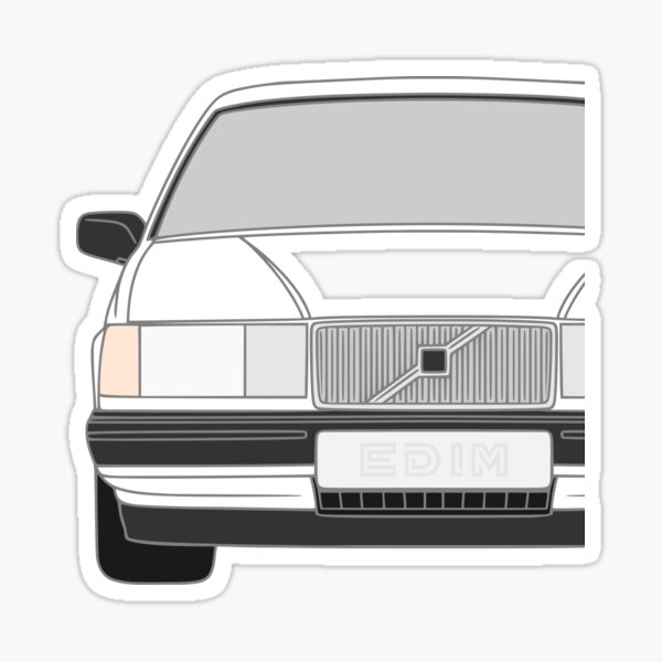 "Volvo 940 Turbo USA waterfall colored best t-shirt design swedishmetal ...