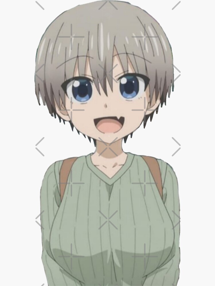 "Uzaki-Chan smug" Sticker by Ammarattshop | Redbubble