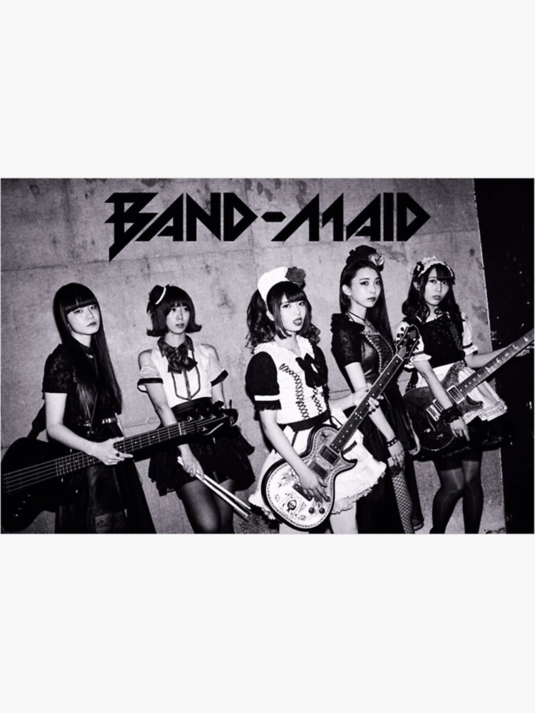 "Band Maid" Sticker by lovicknrmier | Redbubble