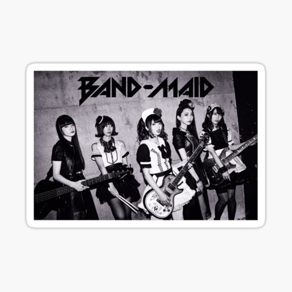 "Band Maid" Sticker by lovicknrmier | Redbubble