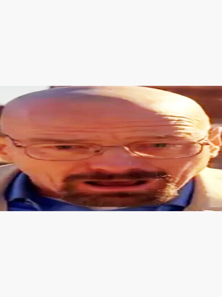 "Stretched Walter White" Sticker for Sale by MemeDesignsEu | Redbubble