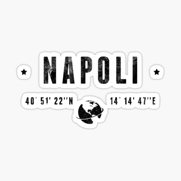 Sticker: Napoli | Redbubble