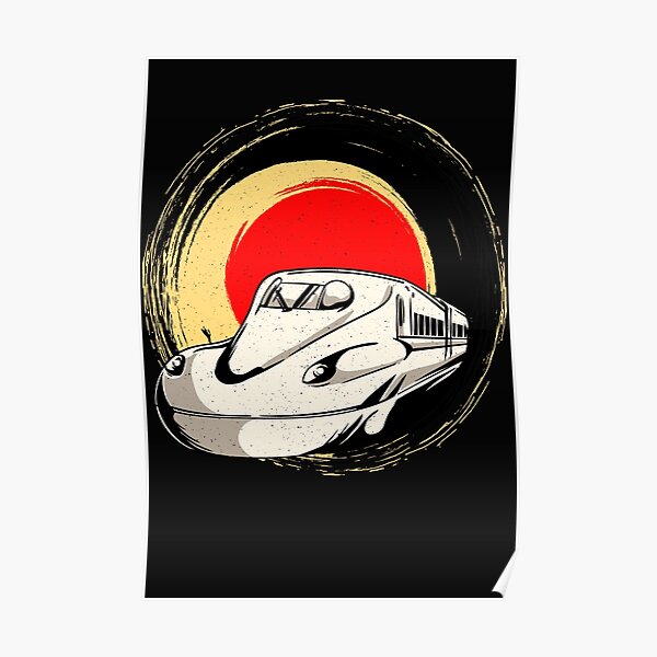 "Shinkansen Japanese Bullet Train" Poster for Sale by Click-Like ...