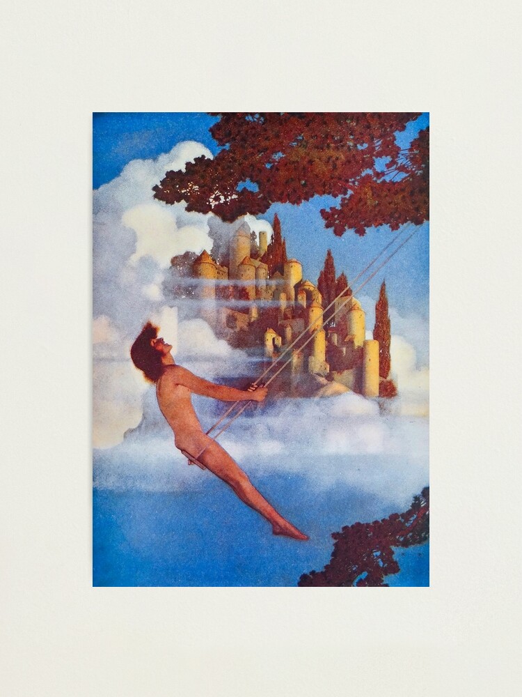 "The Dinky Bird - Maxfield Parrish | Maxfield Parrish Art Poster The ...