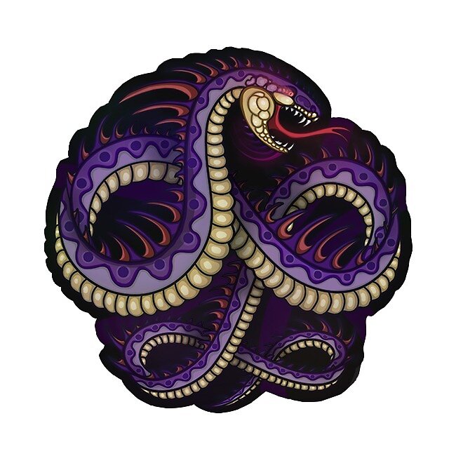 "Basilisk Sticker" by RouxQ | Redbubble