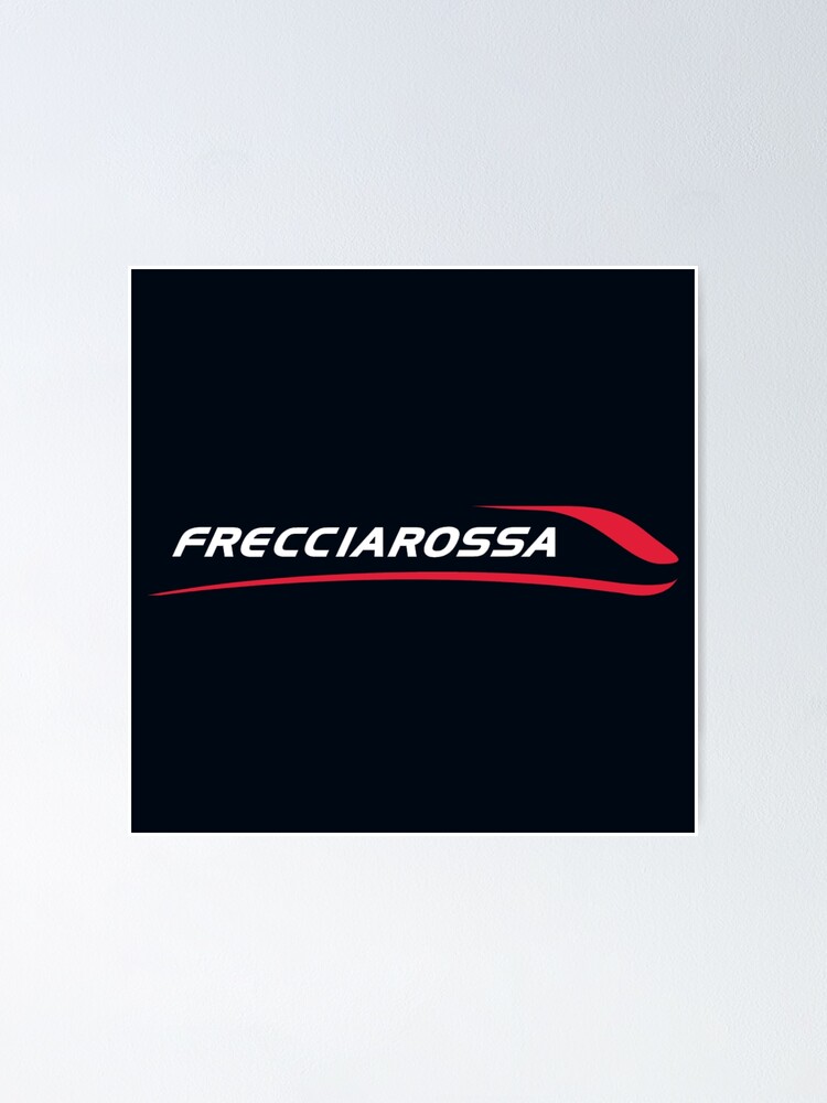"Simple Frecciarossa Design" Poster for Sale by zafunnua | Redbubble