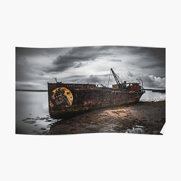 "Port Lairge Shipwreck" Poster for Sale by AlShelley | Redbubble