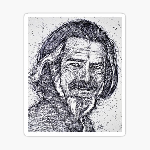 "ALAN WATTS" Sticker for Sale by margieluz2b | Redbubble