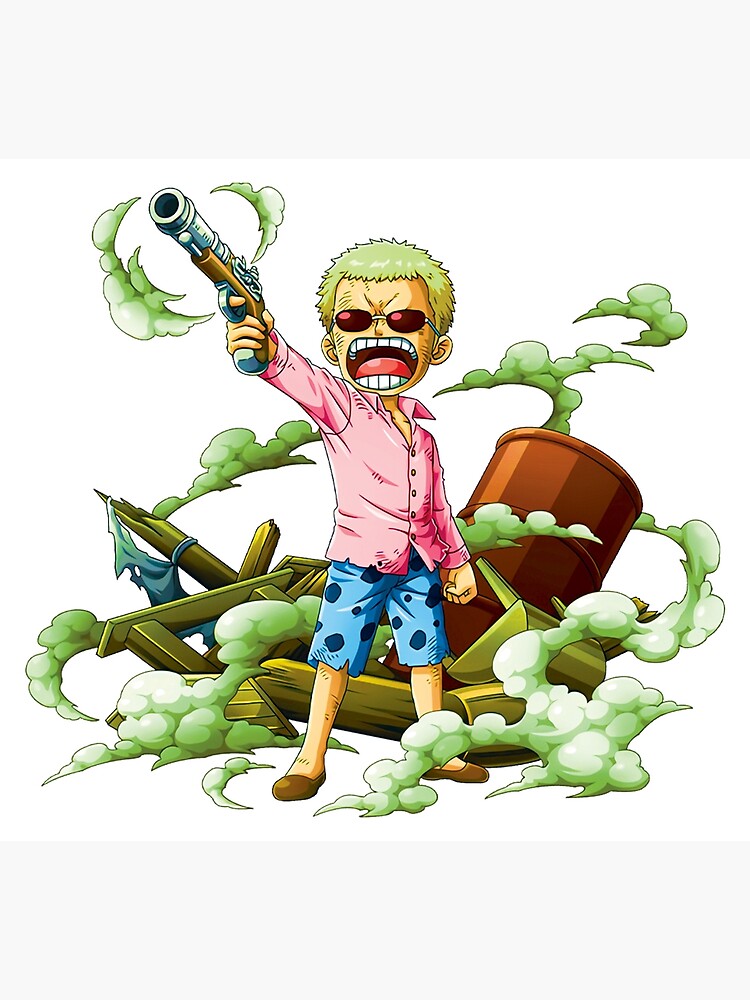 "Cartoon doflamingo Art" Poster for Sale by Milkygmail | Redbubble