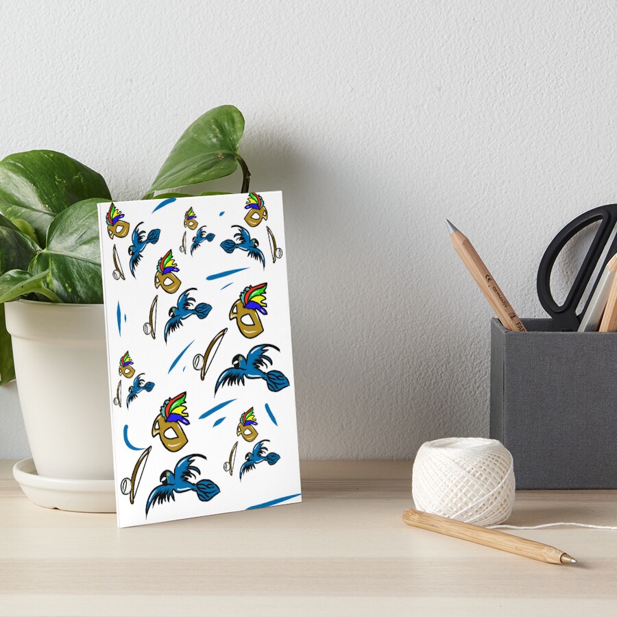 "parrot carnival mask and musical instrument by Rio-psychedelic" Art ...