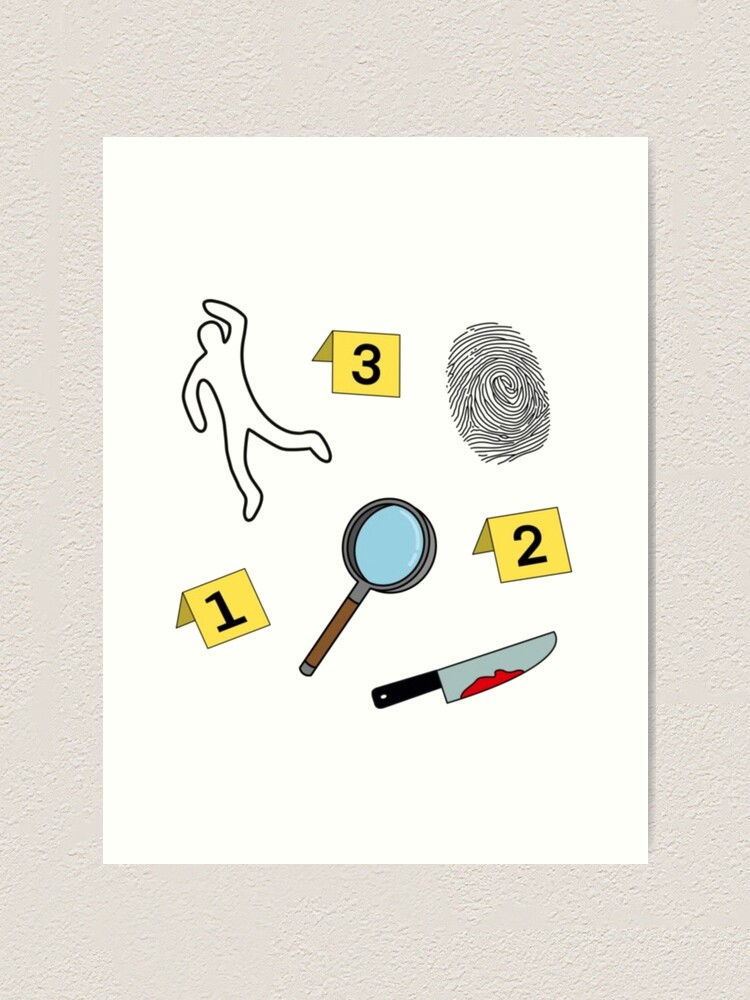 "True Crime Fan Sticker Pack" Art Print for Sale by WilliamNaylor3 ...