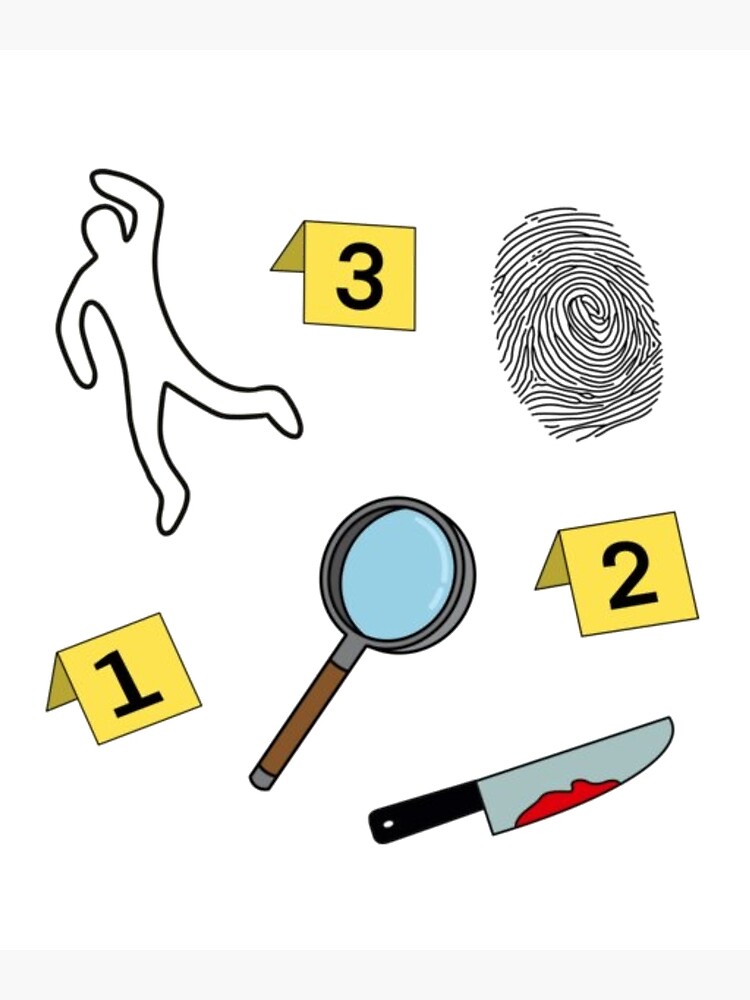 "True Crime Fan Sticker Pack" Art Print for Sale by WilliamNaylor3 ...