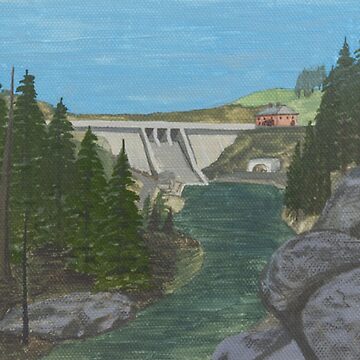 "Plotina Tishina Dam - Chernarus DayZ" Photographic Print for Sale by ...