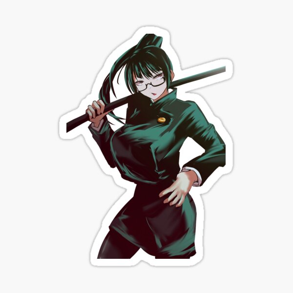 "Maki Zenin - Jujutsu Kaisen" Sticker by LittleDelta | Redbubble
