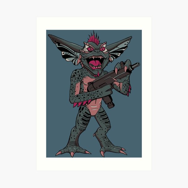"Gremlins Mohawk " Art Print by mysticfetus | Redbubble
