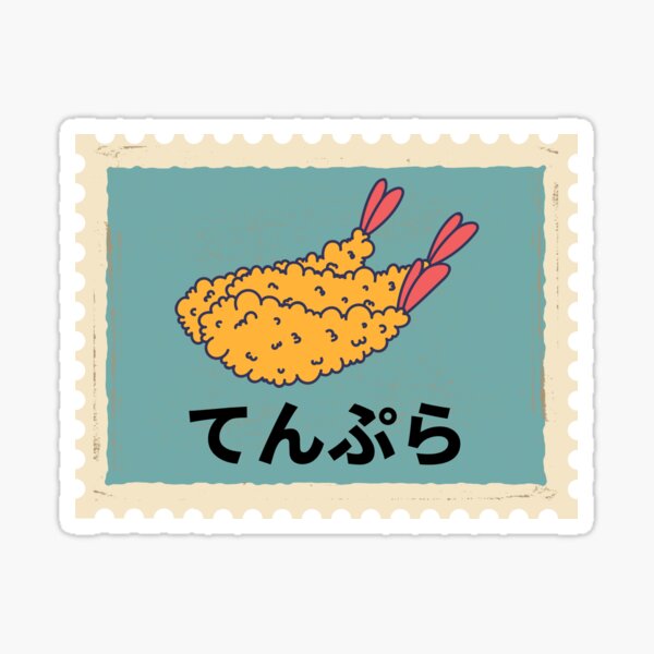 "Tempura- Japanese food" Sticker by Triple-House | Redbubble