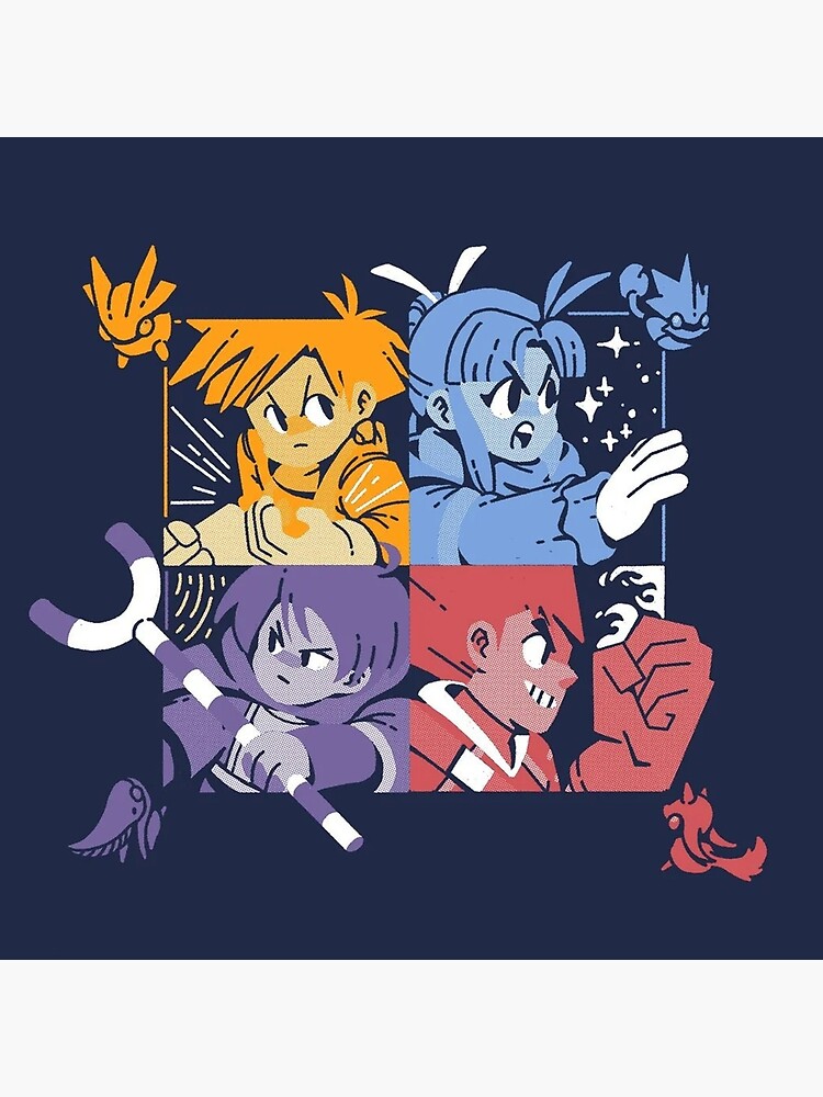 "Golden Sun Main Character Portraits" Poster by CassidyCreates | Redbubble