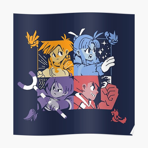 "Golden Sun Main Character Portraits" Poster by CassidyCreates | Redbubble