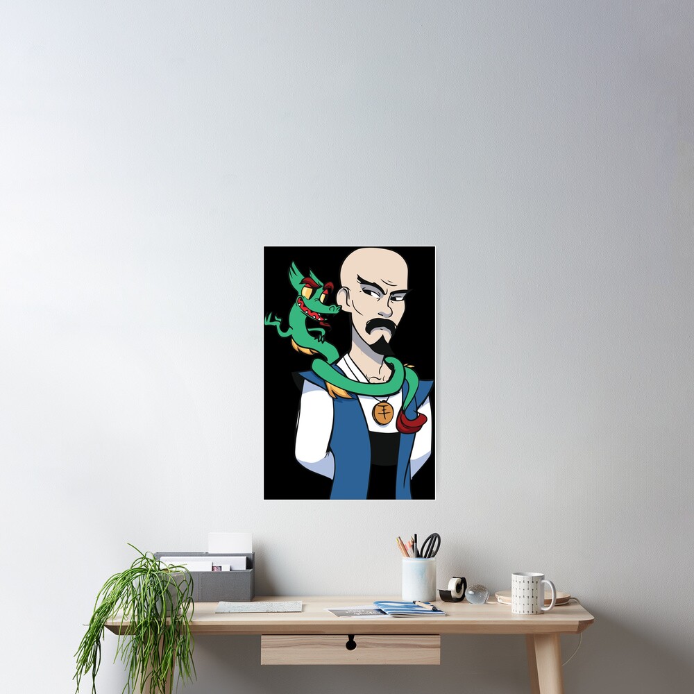 "Xiaolin Showdown Master Fung" Poster for Sale by Bonobofy | Redbubble