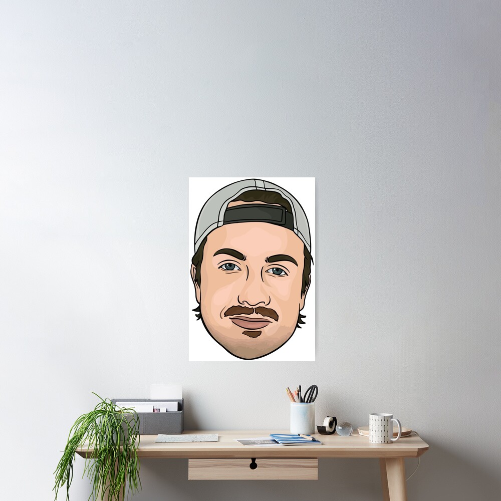 "MrBallen Merch Mr Ballen Face" Poster for Sale by RommaniShop | Redbubble