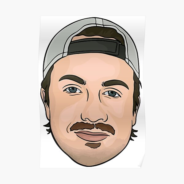 "MrBallen Merch Mr Ballen Face" Poster for Sale by RommaniShop | Redbubble