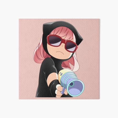 "Anya Forger Gun Spy x Family" Art Board Print by Sara2806 | Redbubble