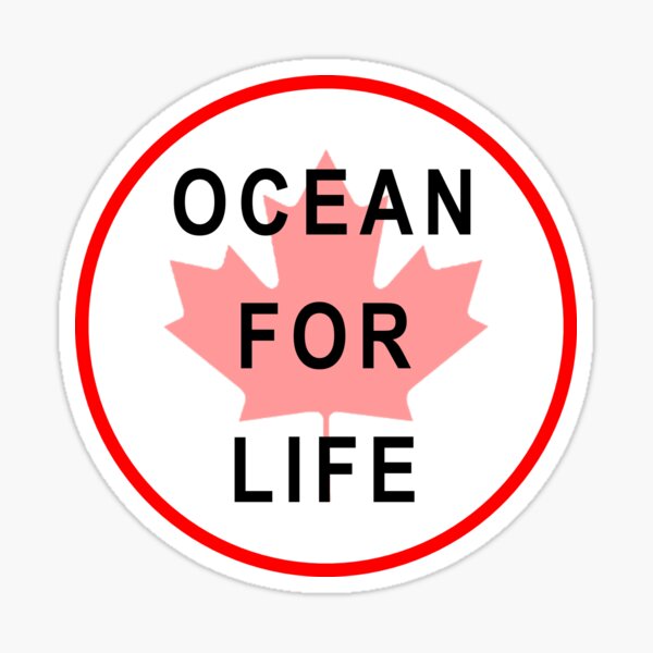 "Ocean For Life" Sticker by themostbritican | Redbubble