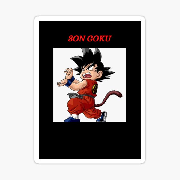 "Son Goku" Sticker for Sale by yassgo | Redbubble